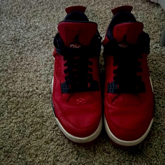 Jordan | Shoes | Nike Air Jordan 4 Retro Se Mens They Are Redblue White ...